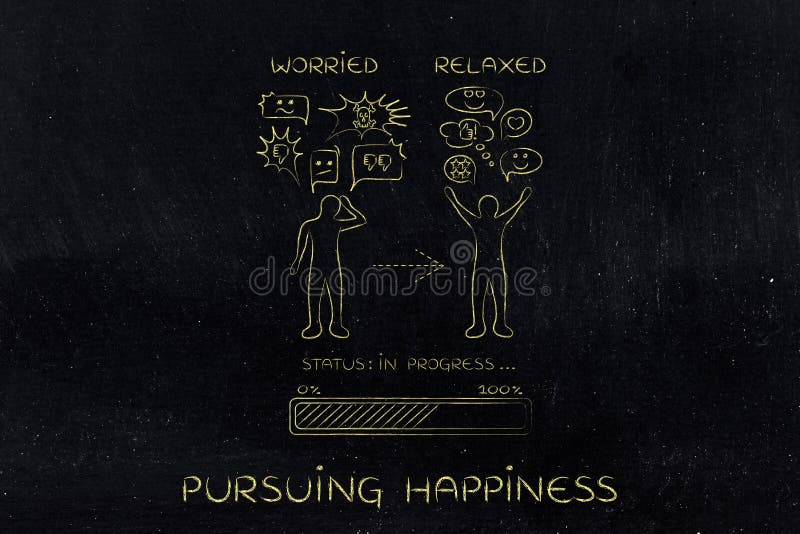 From Worried To Relaxed: Man Changing Reaction Stock Image - Image of ...