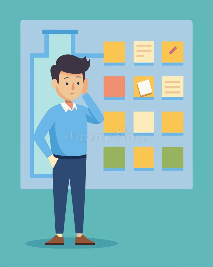 Postit Stock Illustrations – 4,424 Postit Stock Illustrations, Vectors ...