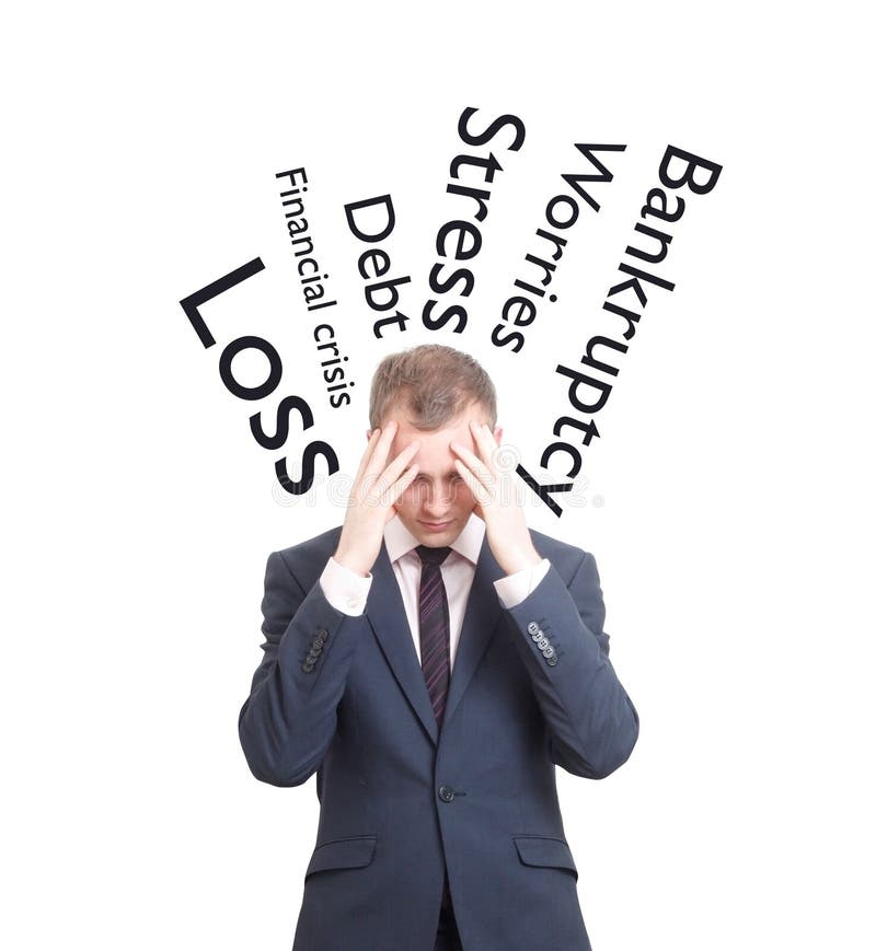 Worries stock photo. Image of banker, debt, disappointment - 17311268