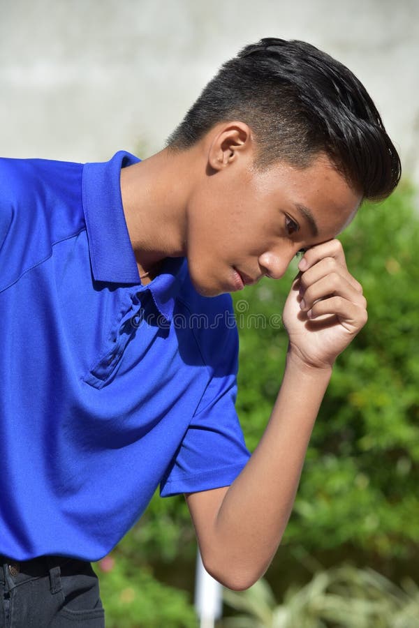 A Worrisome Young Person stock photo. Image of worrisome - 143910072