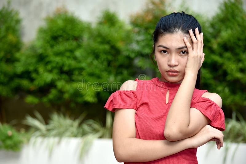 An a Worrisome Young Person Stock Photo - Image of worrisome, worried ...