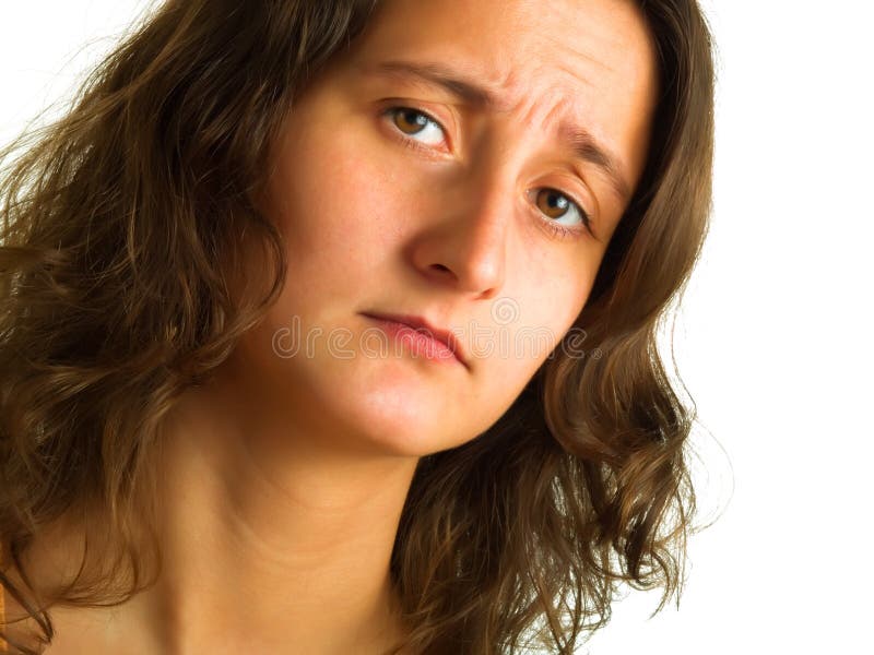 Woman worrying stock image. Image of hurt, domestic, scared - 544271