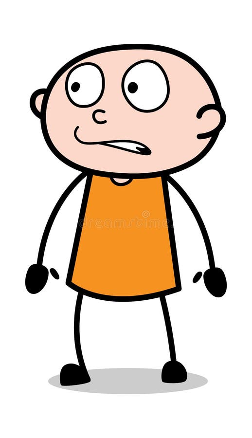 Worry - Cartoon Thief Criminal Guy Vector Illustration Stock ...