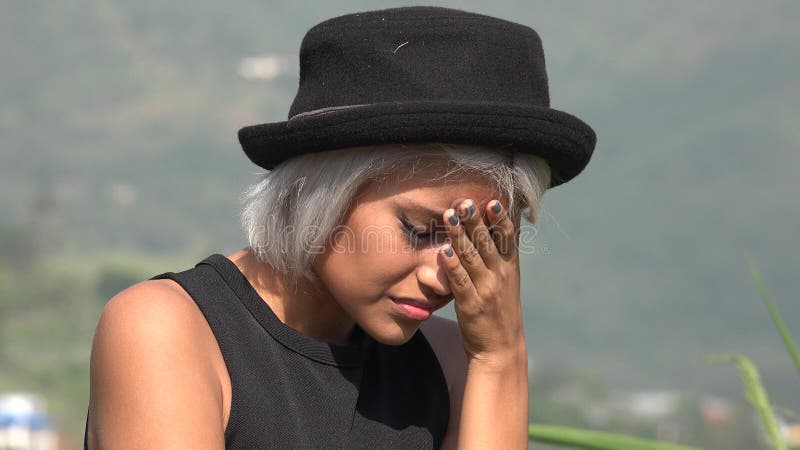 Worry and Stress among Women Stock Photo - Image of lady, worry: 127600480