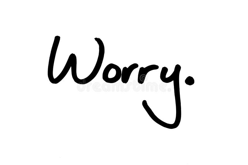 The word WORRY stock photo. Image of trouble, distress - 147614532