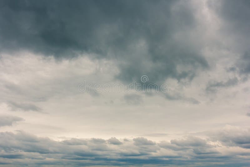 Worsening Weather on Spring Day. Stormy Cloudscape Background Stock ...