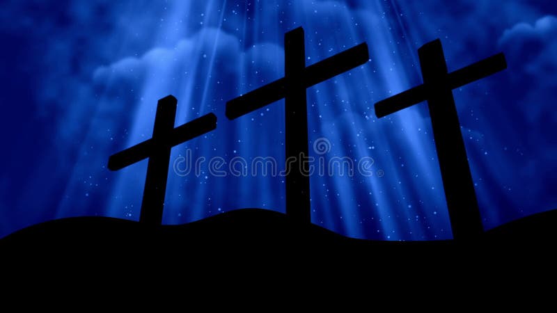 Heavenly Cross 2 Loopable Background Stock Footage - Video of crosses ...