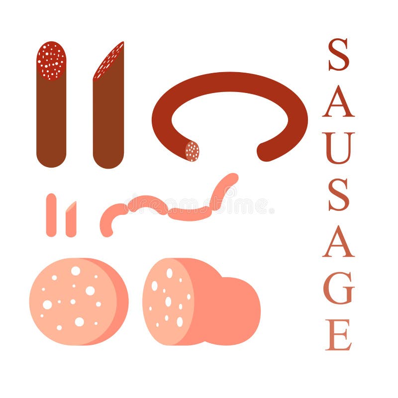 Worst vector illustratie. Illustration of teken, worst - 107214777