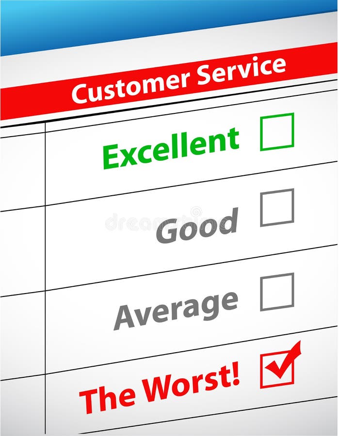 The Worst Customer Service Illustration Stock Illustration ...