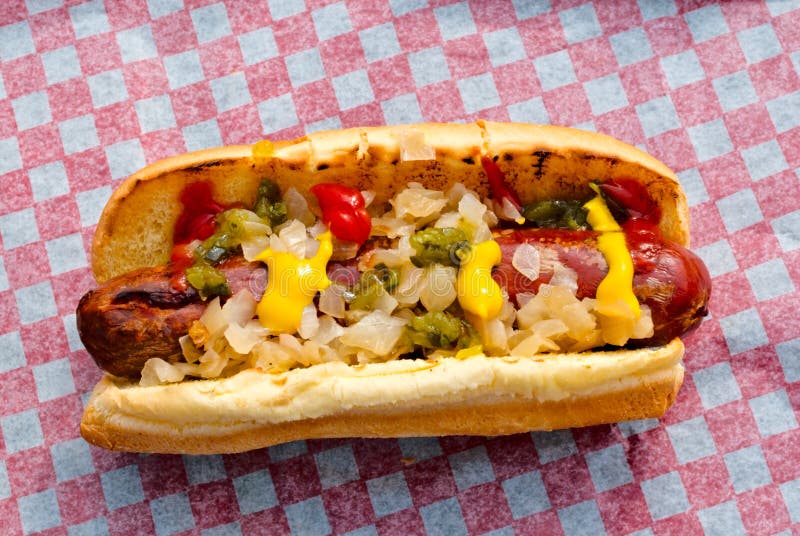 Worst Op Broodje Met Specerijen Stock Foto - Image of één, lunch: 35848216