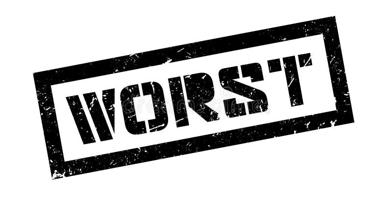 Worst rubber stamp stock illustration. Illustration of sticker - 83094791