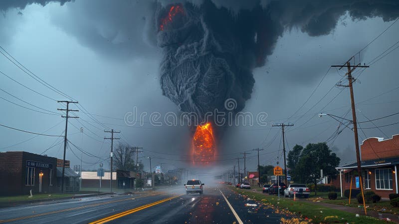 The Worst Tornado in America . a Natural Disaster in the Form of a ...