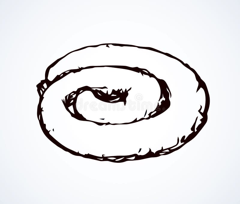 Worst Vector tekening vector illustratie. Illustration of ontbijt ...