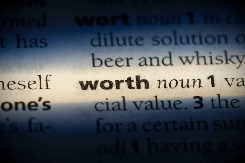 Worth stock photo. Image of reference, education, info - 161579106