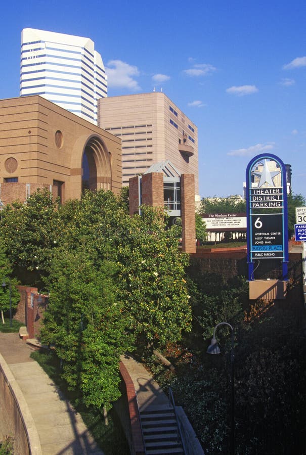 The Wortham Performing Center in Houston TX Editorial Stock Image ...