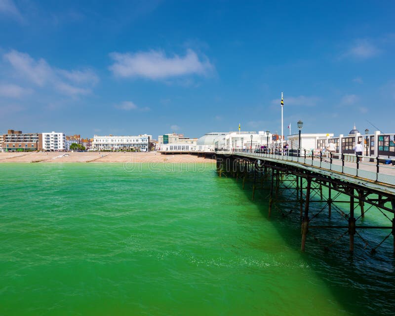 Worthing West Sussex Inghilterra Fotografia Stock - Immagine di ...