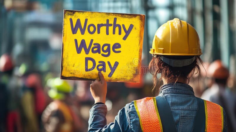 Worthy Wage Day Celebrating Worthy Wage Day with Construction Worker ...