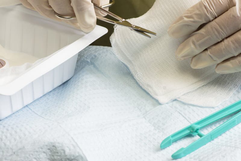 Wound Care Kit stock photo. Image of cotton, procedure - 158980502