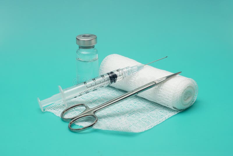 Wound Treatment stock photo. Image of bandage, needle - 38361834