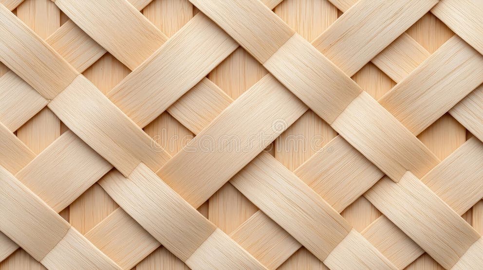 Woven Bamboo Mat Texture with Natural Light and Soft Grain Patterns for ...