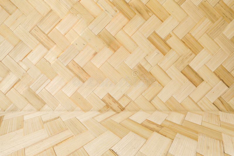 Woven Bamboo Pattern Texture Stock Image - Image of brown, background ...