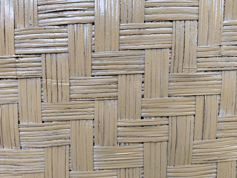 Woven Bamboo Texture Close-up for Background or Surface Pattern Stock ...