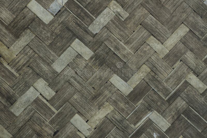 The Woven Bamboo Texture Pattern Background Stock Image - Image of ...
