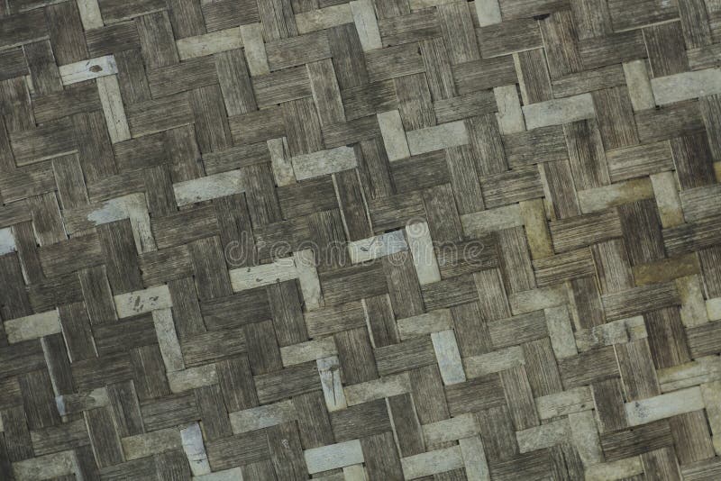 The Woven Bamboo Texture Pattern Background Stock Photo - Image of ...