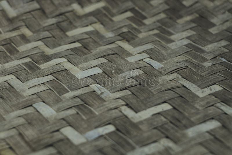 The Woven Bamboo Texture Pattern Background Stock Image - Image of ...