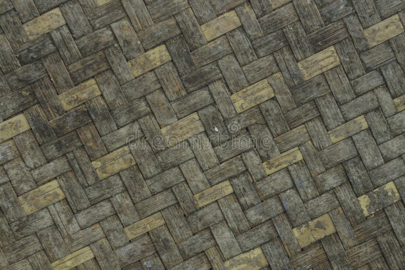 The Woven Bamboo Texture Pattern Background Stock Photo - Image of ...