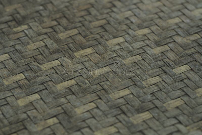 The Woven Bamboo Texture Pattern Background Stock Image - Image of ...