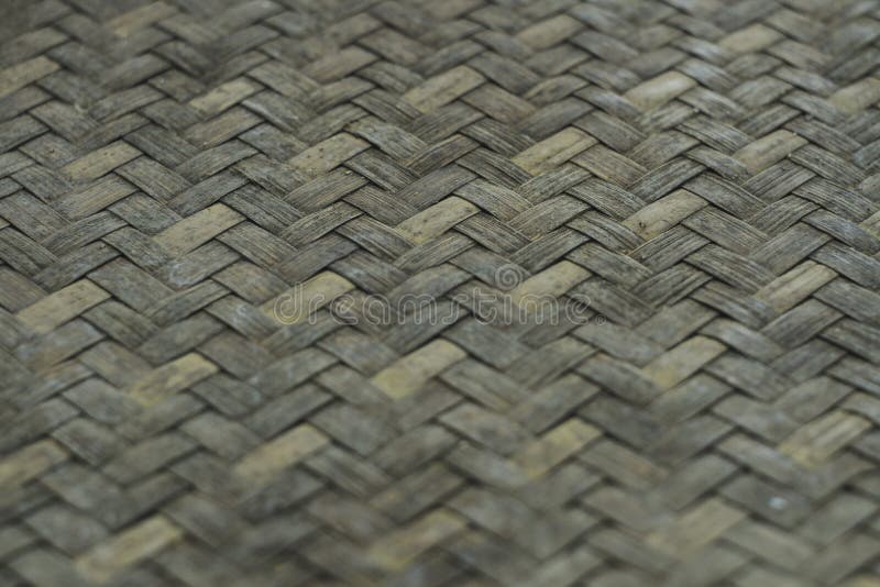 The Woven Bamboo Texture Pattern Background Stock Photo - Image of ...