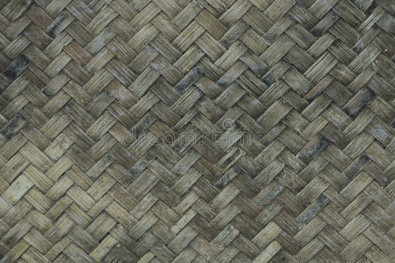 The Woven Bamboo Texture Pattern Background Stock Photo - Image of ...