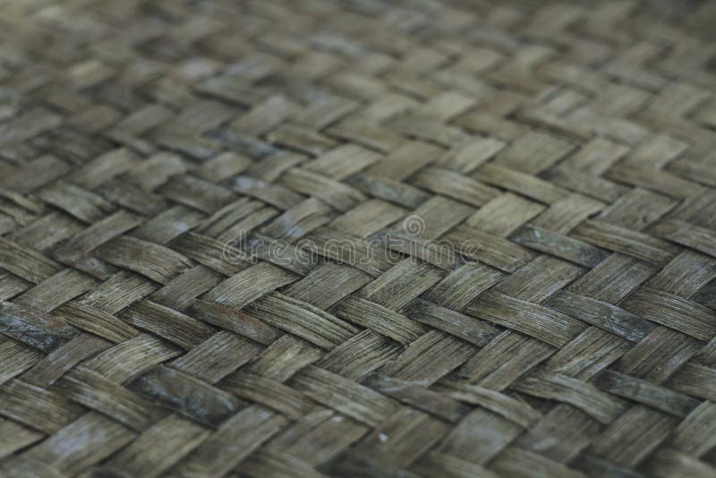 The Woven Bamboo Texture Pattern Background Stock Photo - Image of ...