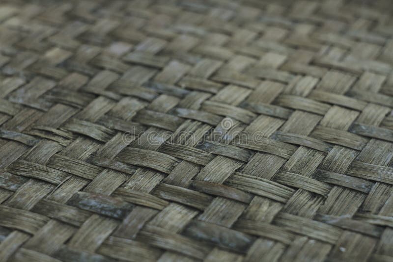 The Woven Bamboo Texture Pattern Background Stock Photo - Image of ...