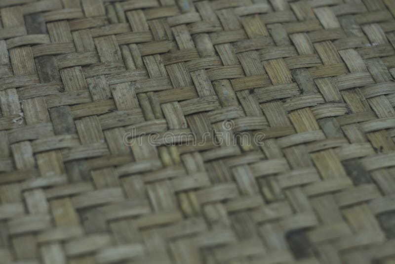 The Woven Bamboo Texture Pattern Background Stock Image - Image of wall ...