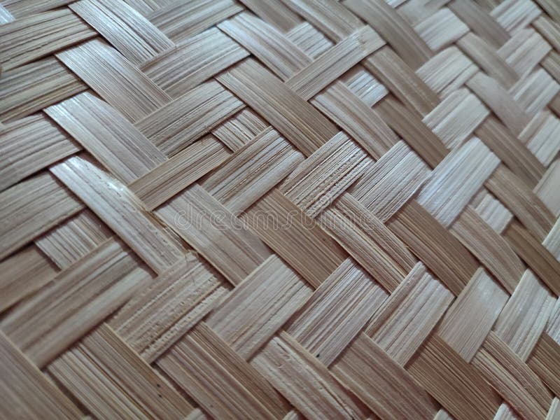 Woven Bamboo Wall Indonesian Style Nature Texture Background Pattern ...