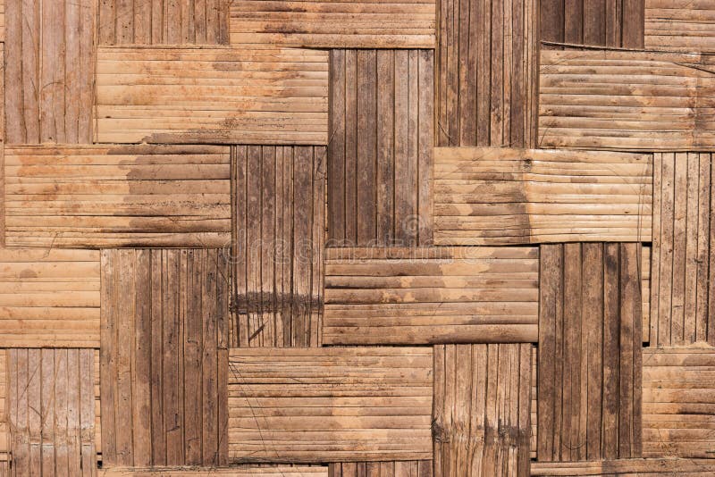 Woven bamboo wall pattern. stock image. Image of garden - 119997595
