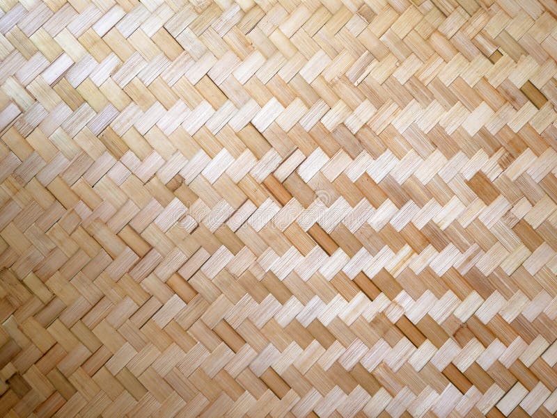 Woven Bamboo Wall Pattern Nature Texture Background. Traditional ...