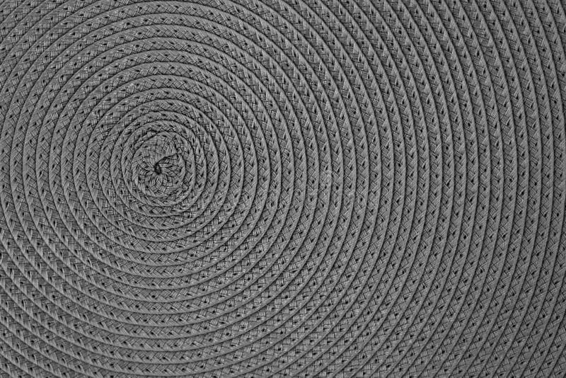 Woven Black and Grey Wicker Straw Background or Texture Stock Photo ...