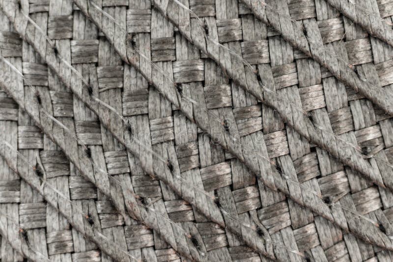 Woven Black and Grey Wicker Straw Background or Texture Stock Image ...