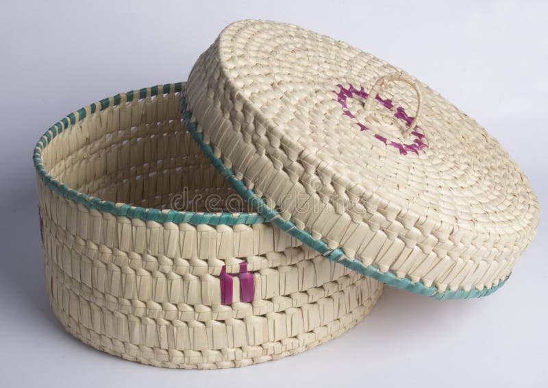 Woven Closed Basket from Botswana Stock Image - Image of closed, brown ...
