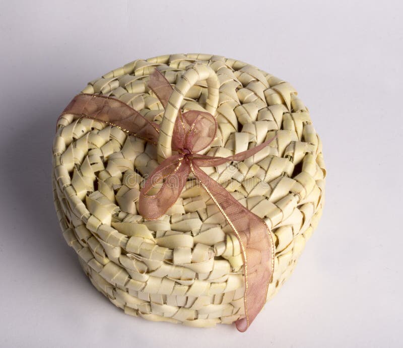 Woven box stock image. Image of crafts, decoration, closed - 60929699