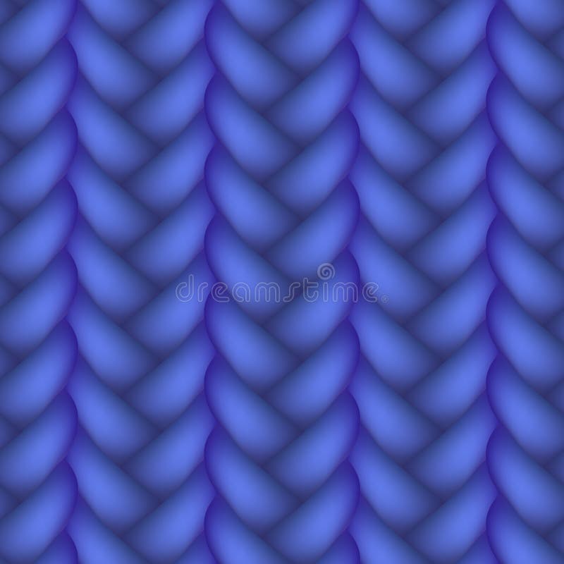 Woven Braid Vector Seamless Pattern Stock Vector - Illustration of ...