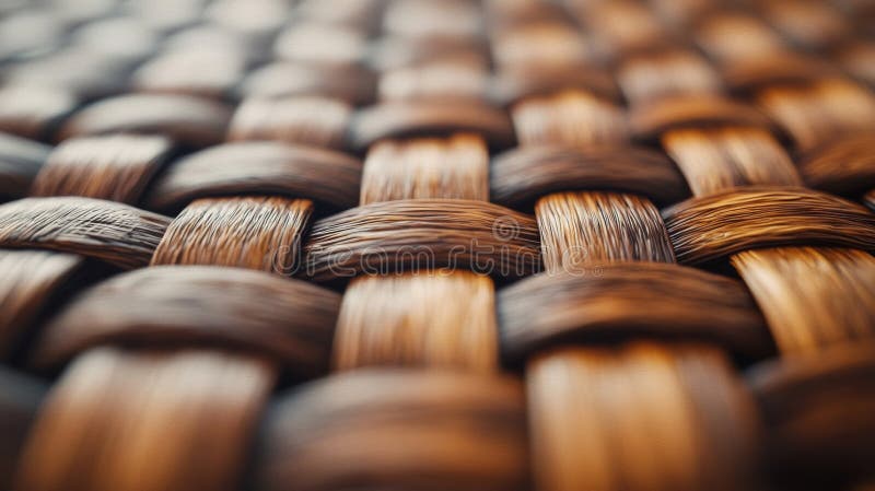Woven Brown Texture Detailed Intertwined Pattern Stock Illustration ...