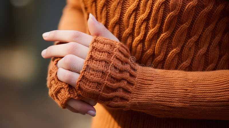 Woven cable knit pattern stock illustration. Illustration of snug ...