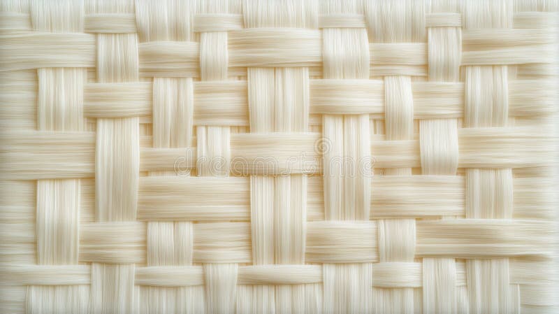 Woven Creamy White Fibers Create a Textured Pattern Stock Illustration ...