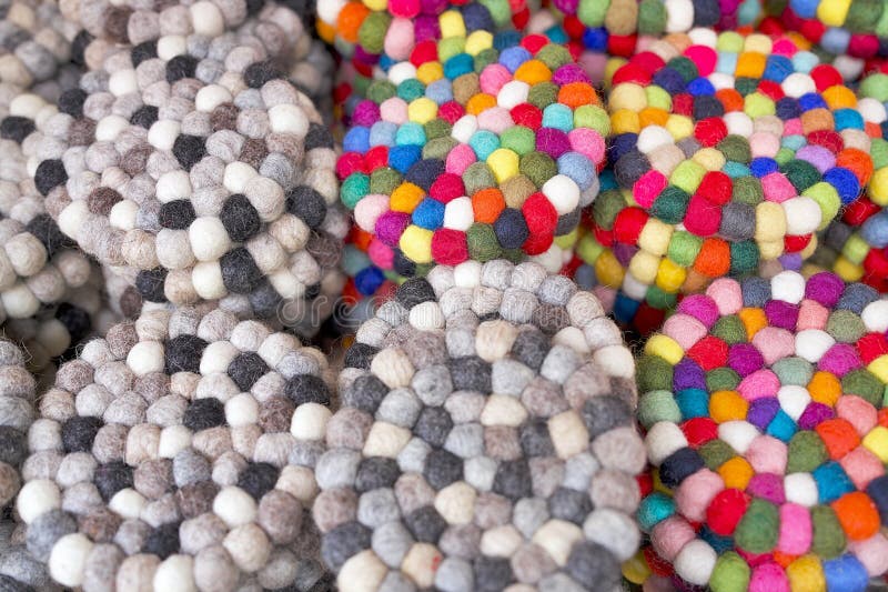 Woven colorful cotton ball stock image. Image of ball - 348952835