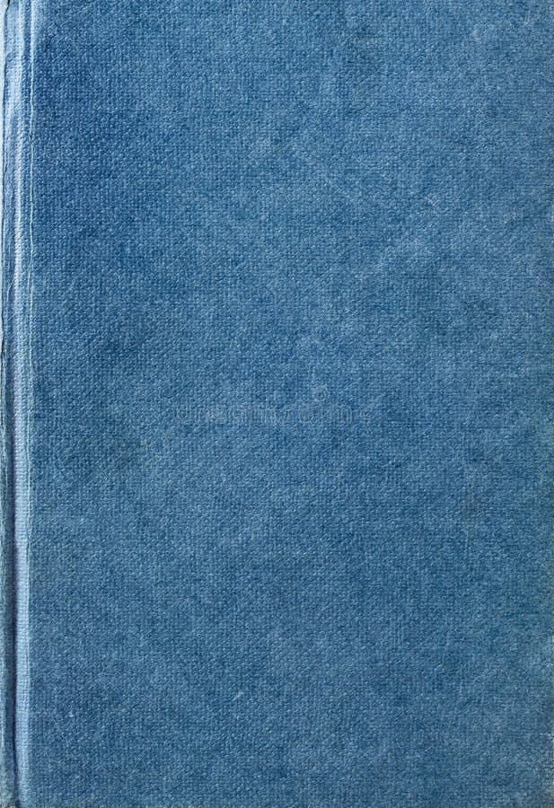 Woven Fabric Book Cover Texture in Blue Stock Photo - Image of retro ...