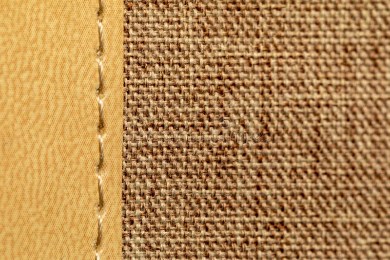 Woven Fabric Cover. Beige Fabric Texture Stock Photo - Image of ...